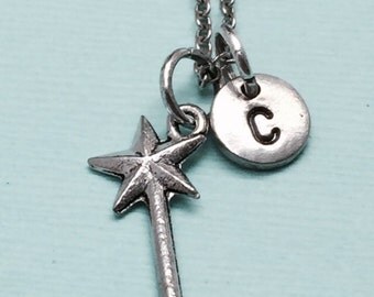 Magic wand necklace | Etsy