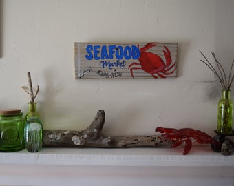 Fresh fish sign | Etsy