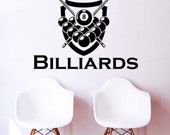 Billiards stickers | Etsy