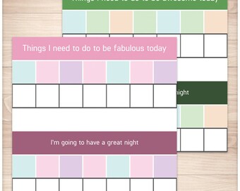 Printable Toddler Chore Charts BUNDLE Young by PrintablePlanning