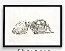 Unique strawberry decals related items | Etsy