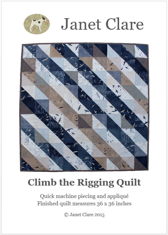 Climb the Rigging Quilt Pattern A striking nautical by JanetClare