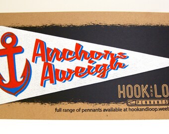 Hook & Loop pennants by hookandloop on Etsy
