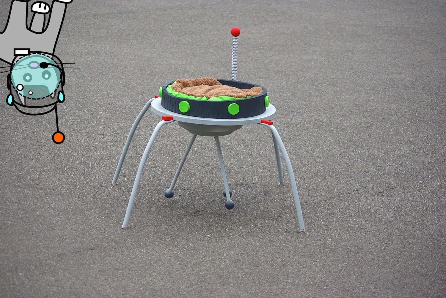 UFO Alien Cat Spaceship Cat toy bed cat furniture pet small