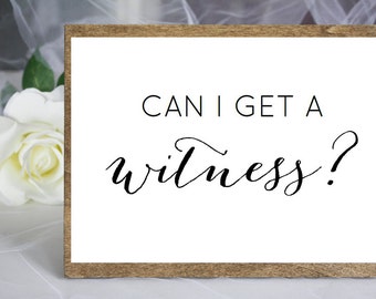 Can i get a witness | Etsy