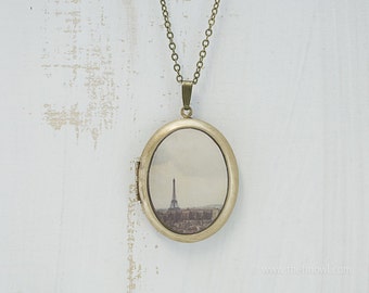 Eiffel tower locket | Etsy