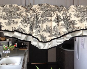 Ruffle valance | Etsy