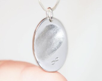 Fingerprint jewelry | Etsy