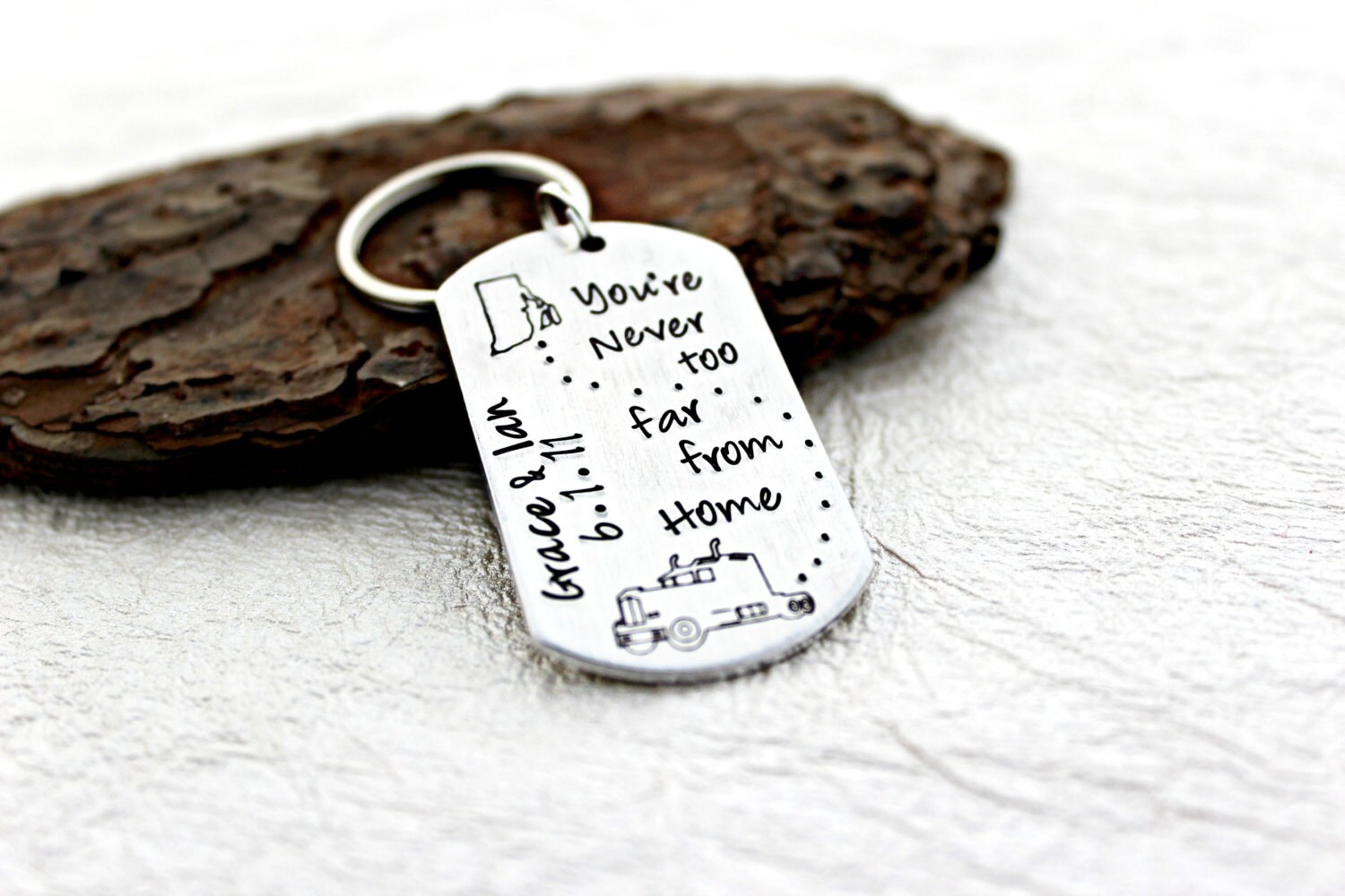 Trucker Keychain Truck Driver Keychain Truckers Wife