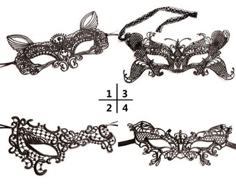 Face lace mask | Etsy