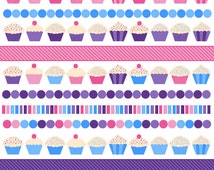 Popular items for cupcake border on Etsy