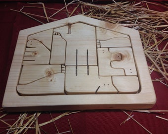 Nativity puzzle | Etsy