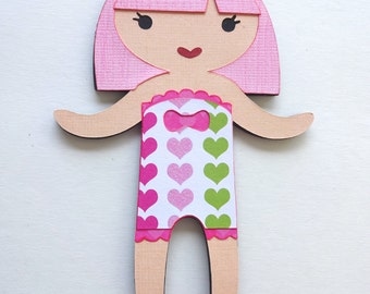 Magnetic paper doll | Etsy