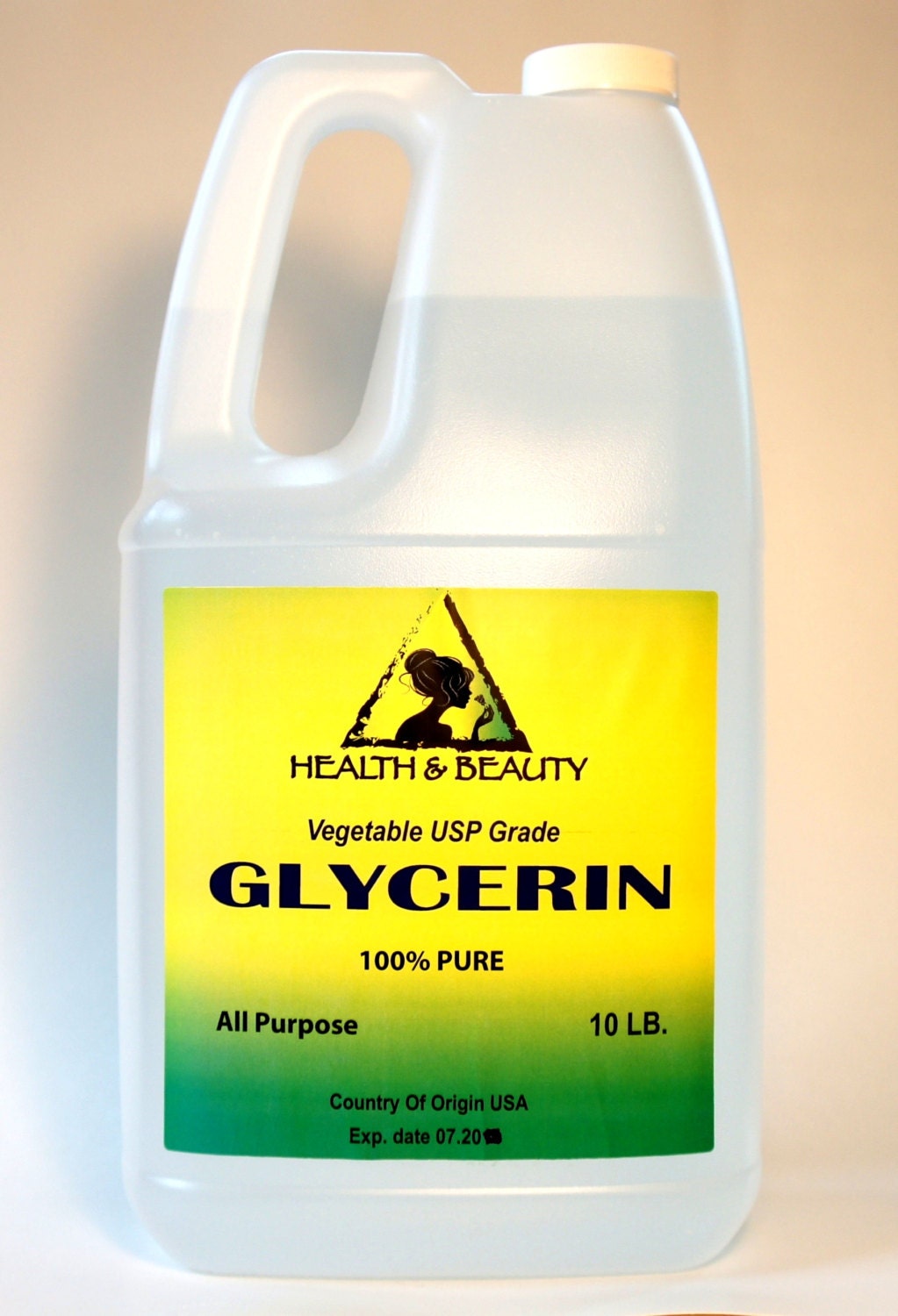 10 Lb GLYCERIN VEGETABLE Oil USP Grade 100% Pure by HBOilsCenter