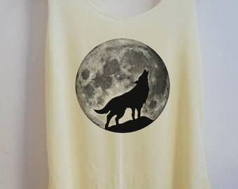 Vintage wolf shirt | Etsy