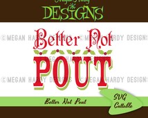 Unique better not pout sign related items | Etsy