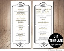 Unique unique wedding programs related items | Etsy