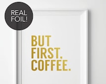 Unique coffee print related items | Etsy