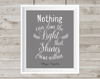 Maya angelou poster | Etsy