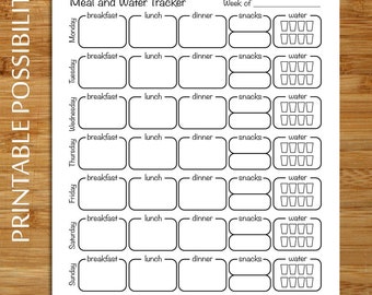 Water tracker | Etsy