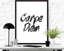 Popular items for carpe diem sign on Etsy