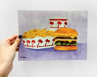 In n out burger | Etsy