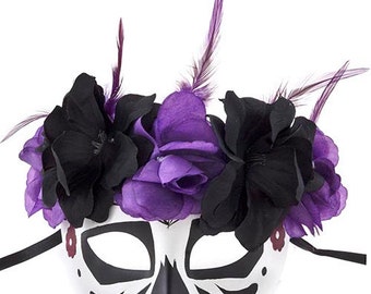 Half skull mask | Etsy