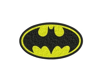 Batman machine embroidery design | Etsy