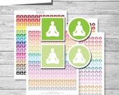 Unique yoga stickers related items | Etsy