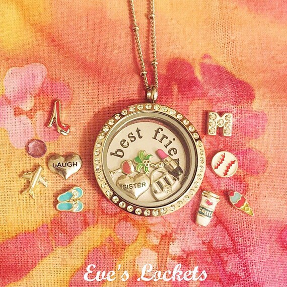 DIY Best Friends Locket floating locket locket with by EvesLockets