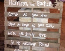 Unique pallet sign related items | Etsy