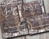 Popular items for fall wedding invitations on Etsy
