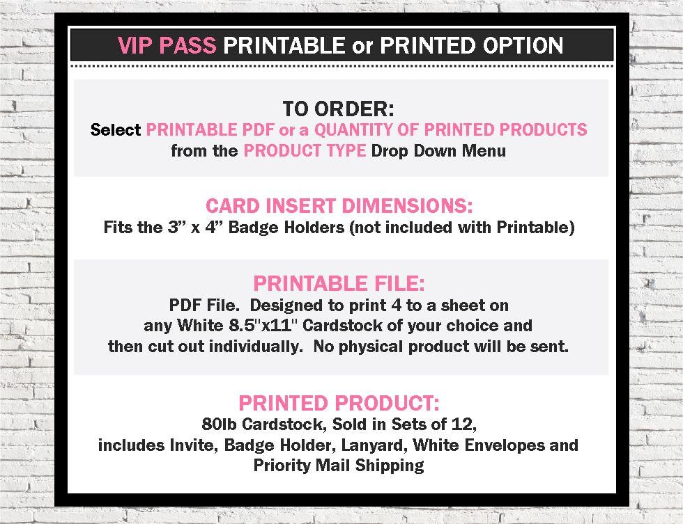 Go Kart Driver VIP Pass Invitation Printable by PrintVillaInvites