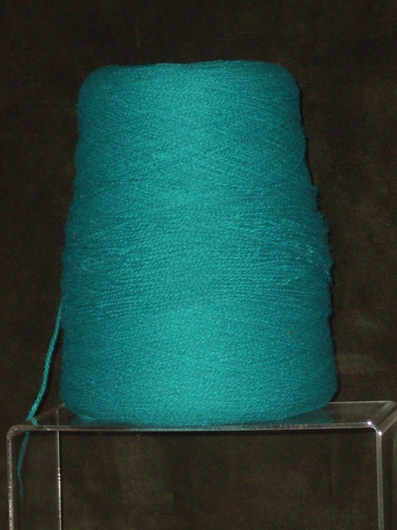 4 Ply Knitting Machine Yarn Cone Bramwell Yarn Emerald Green