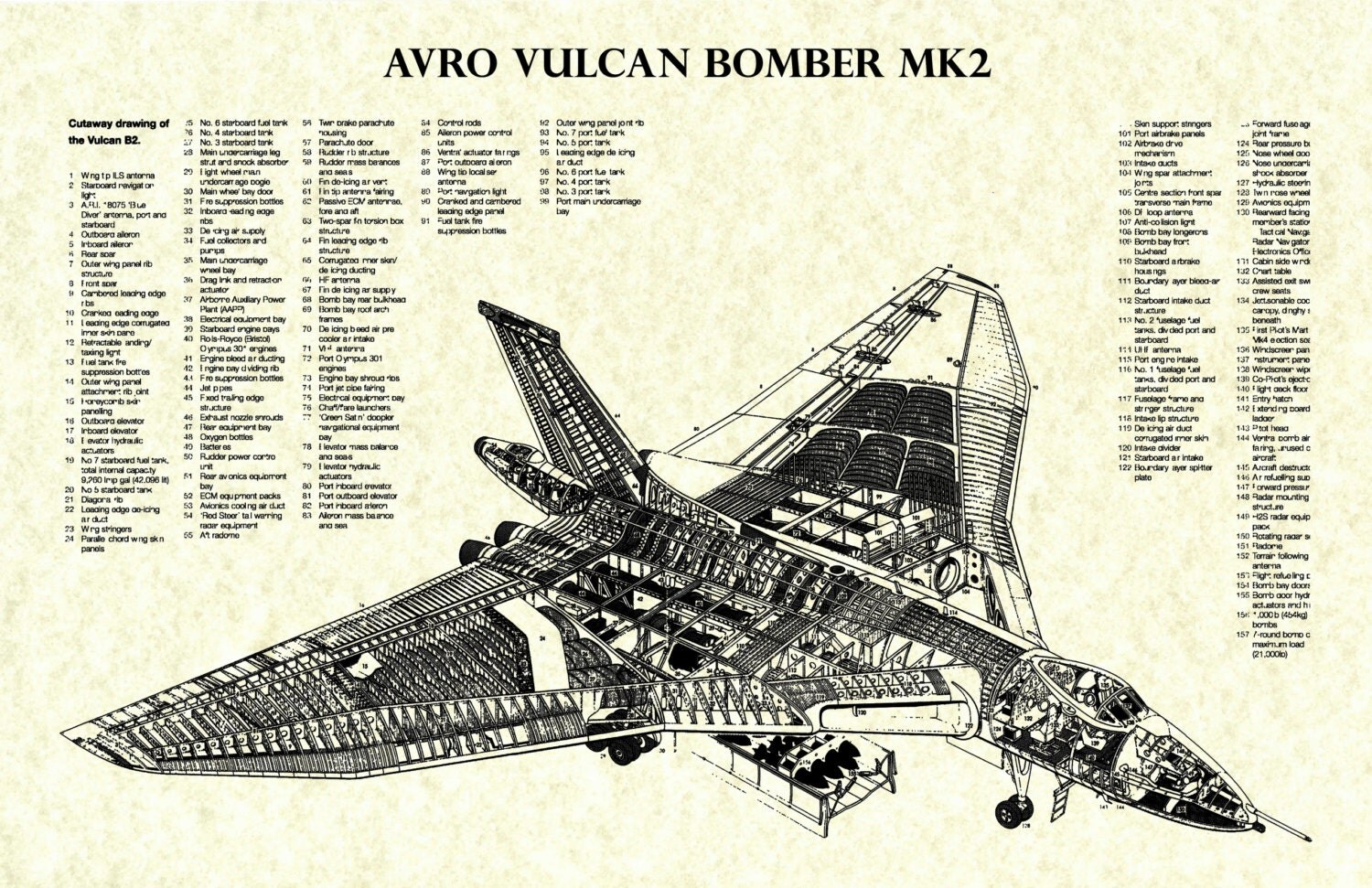 Avro Vulcan B MK2 Bristish Bomber Plane - Hawker Siddeley Airplane ...