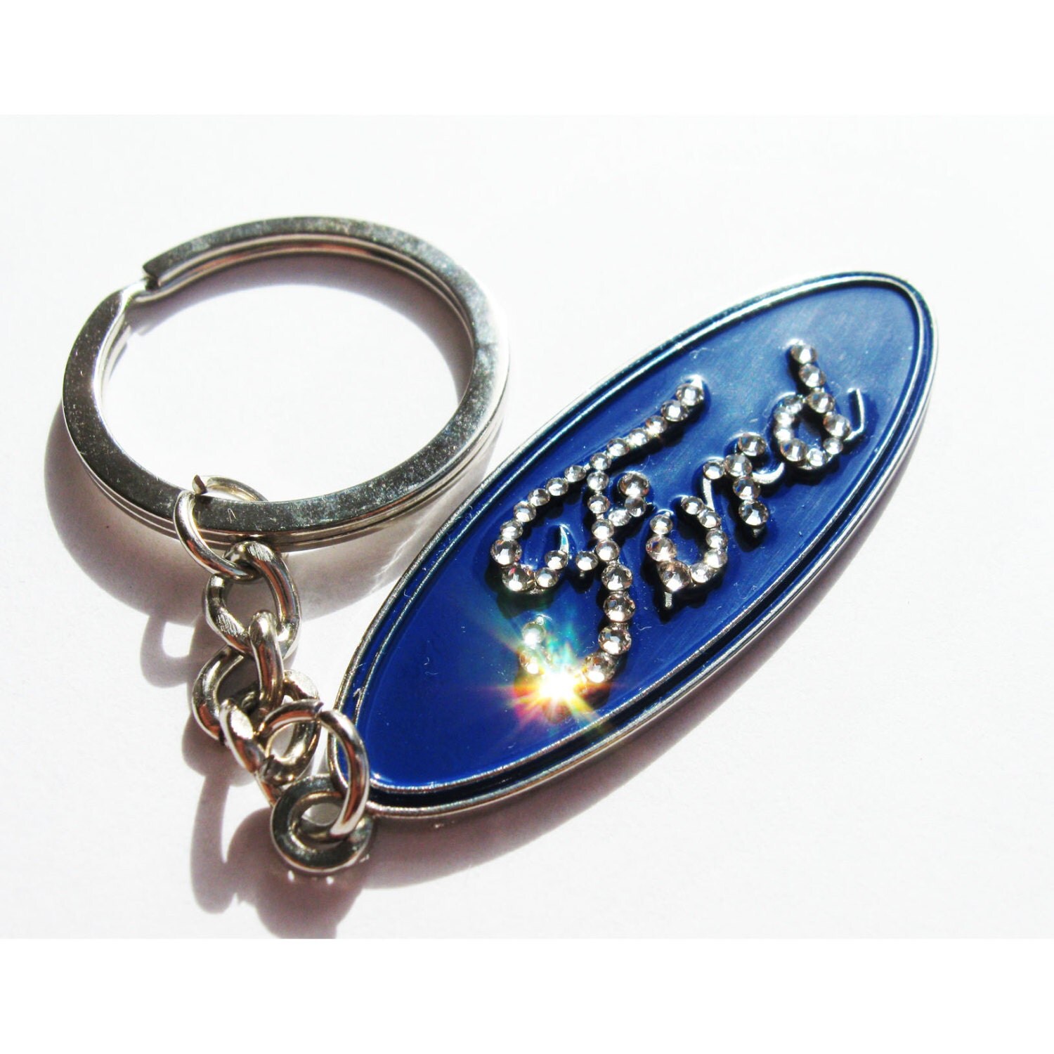 Ford Keyring BLING Ford Keychain with by LaVostraDolceVita on Etsy