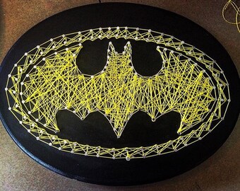 Items similar to Custom Made Batman String Art on Etsy