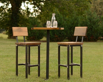 Rustic bistro table | Etsy