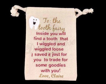 Tooth fairy poem | Etsy