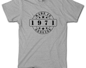 1971 birthday shirt | Etsy