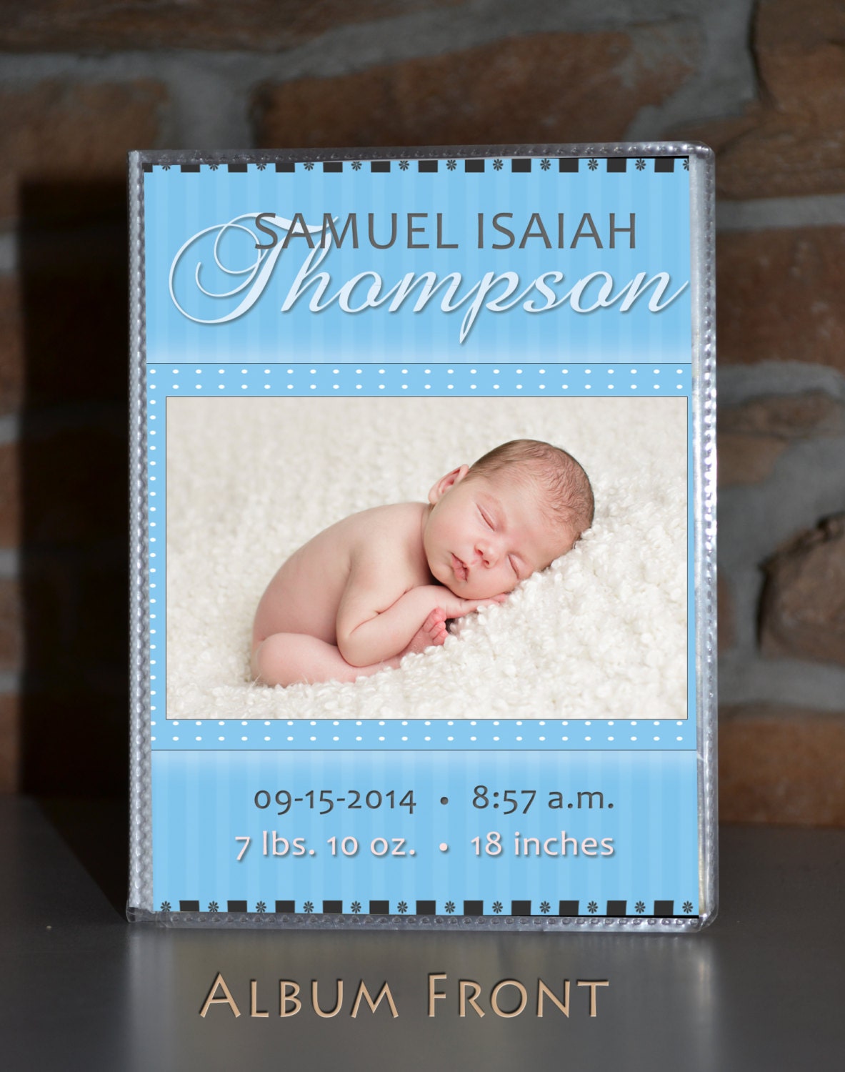 Photo Album Brag Book 4x6 Personalized Holds 48 Photos