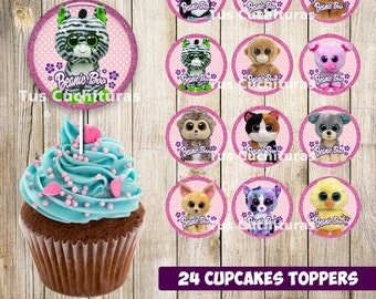 Beanie boo toppers | Etsy