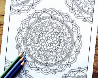 Corner mandala | Etsy