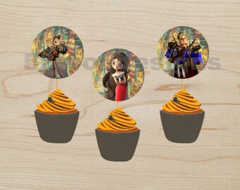 Cup cake toppers | Etsy
