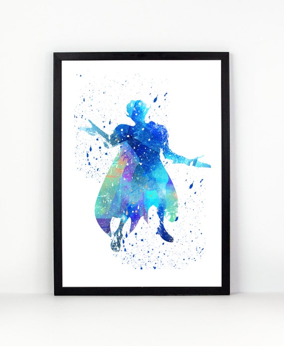 Roland Strange Magic fan Art Watercolor alternative poster
