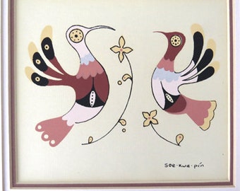 Items similar to Early Autumn on Ferncliff Trail original screenprint ...