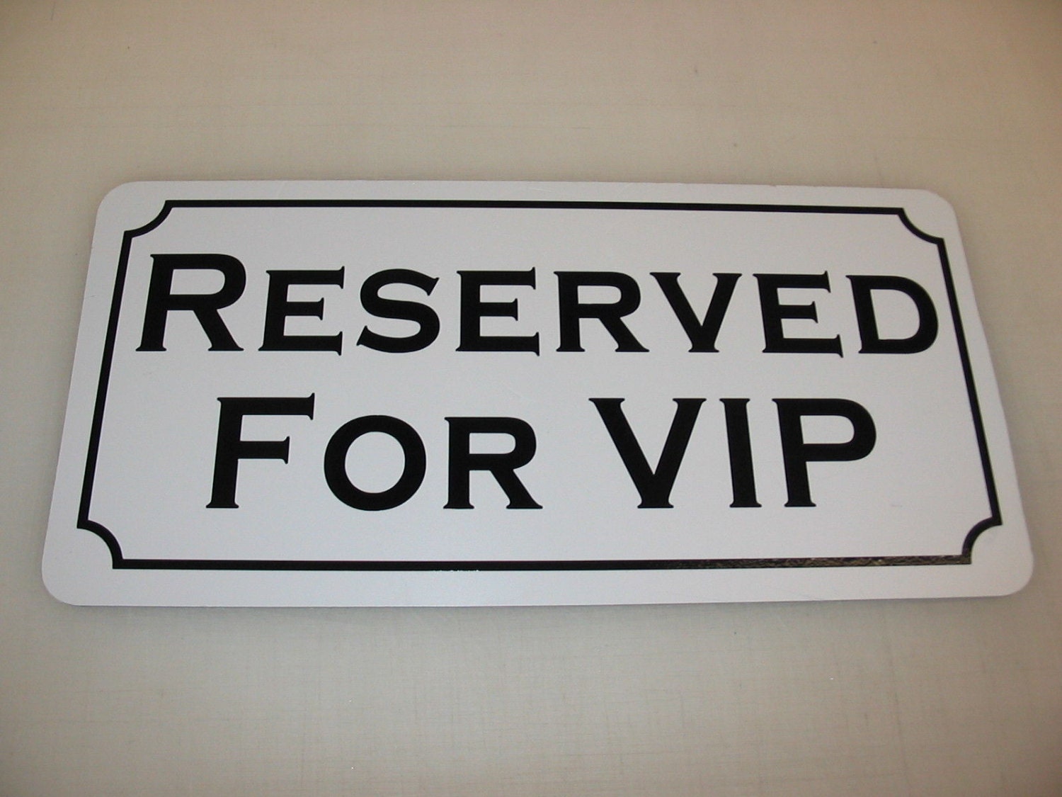 RESERVED FOR VIP Retro Vintage Design Metal Sign by SuperSigns2