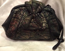 Unique peacock purse related items | Etsy