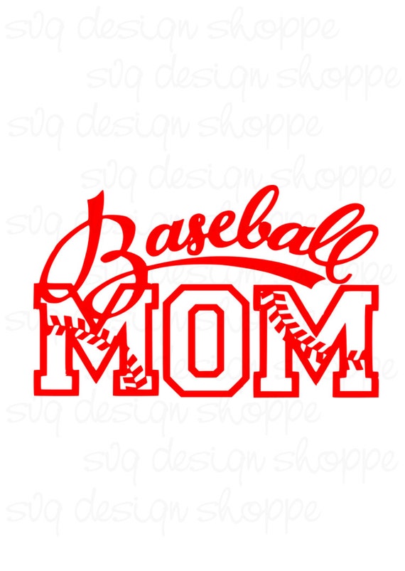 Baseball Mom SVG Baseball Player Sports Digital by SVGDesignShoppe