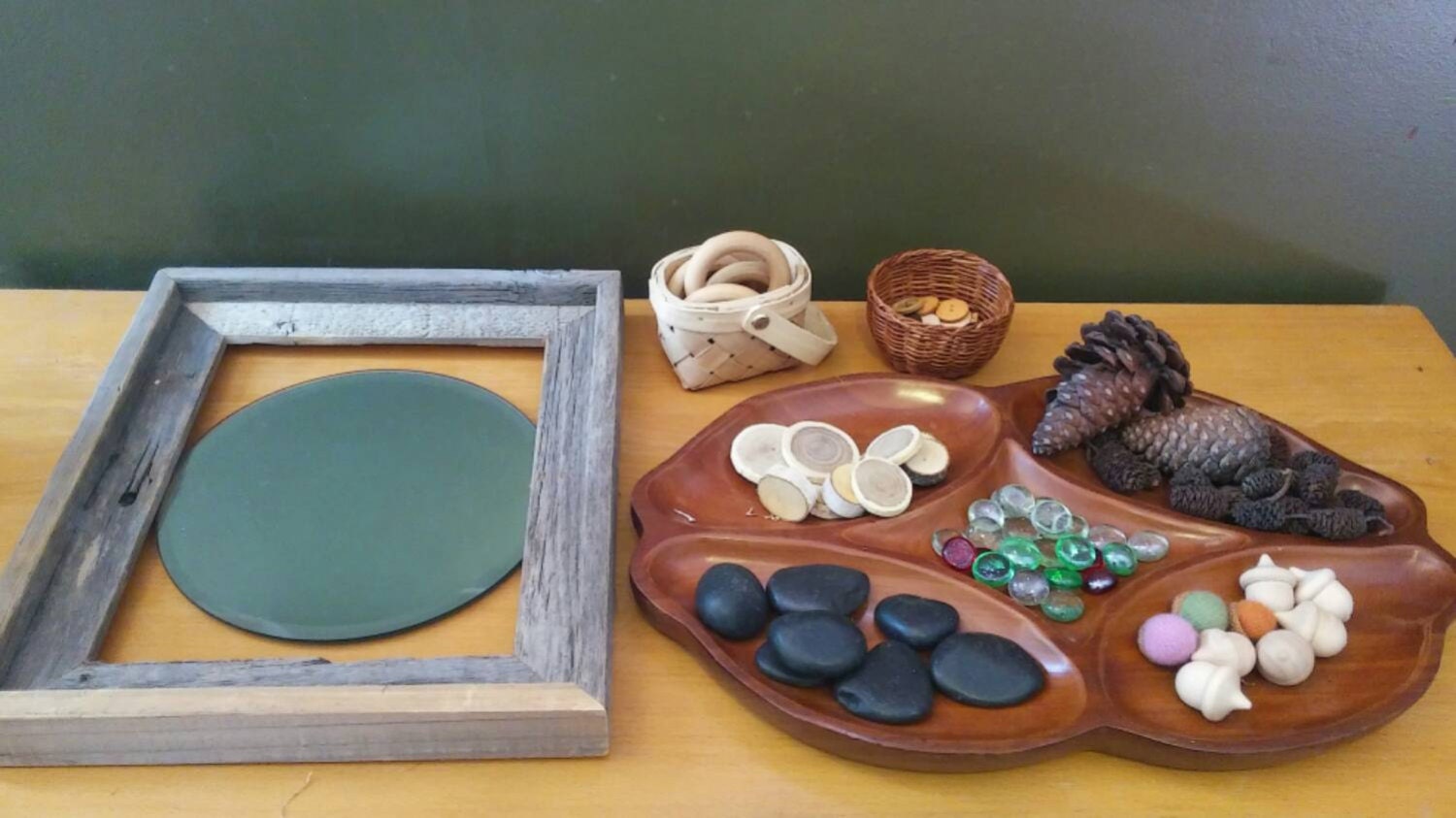 Reggio Emilia Inspired Loose Parts Provocation